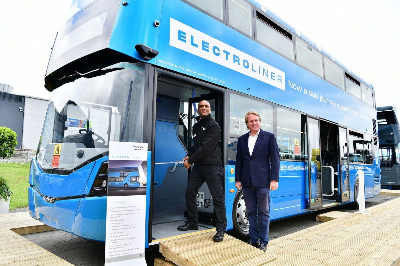 Wrightbus unveils new rapid-charge electric double-decker bus ...