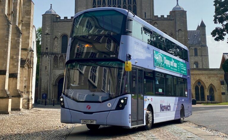 UK Power Networks assists Norwich electric bus journey - Transport + Energy