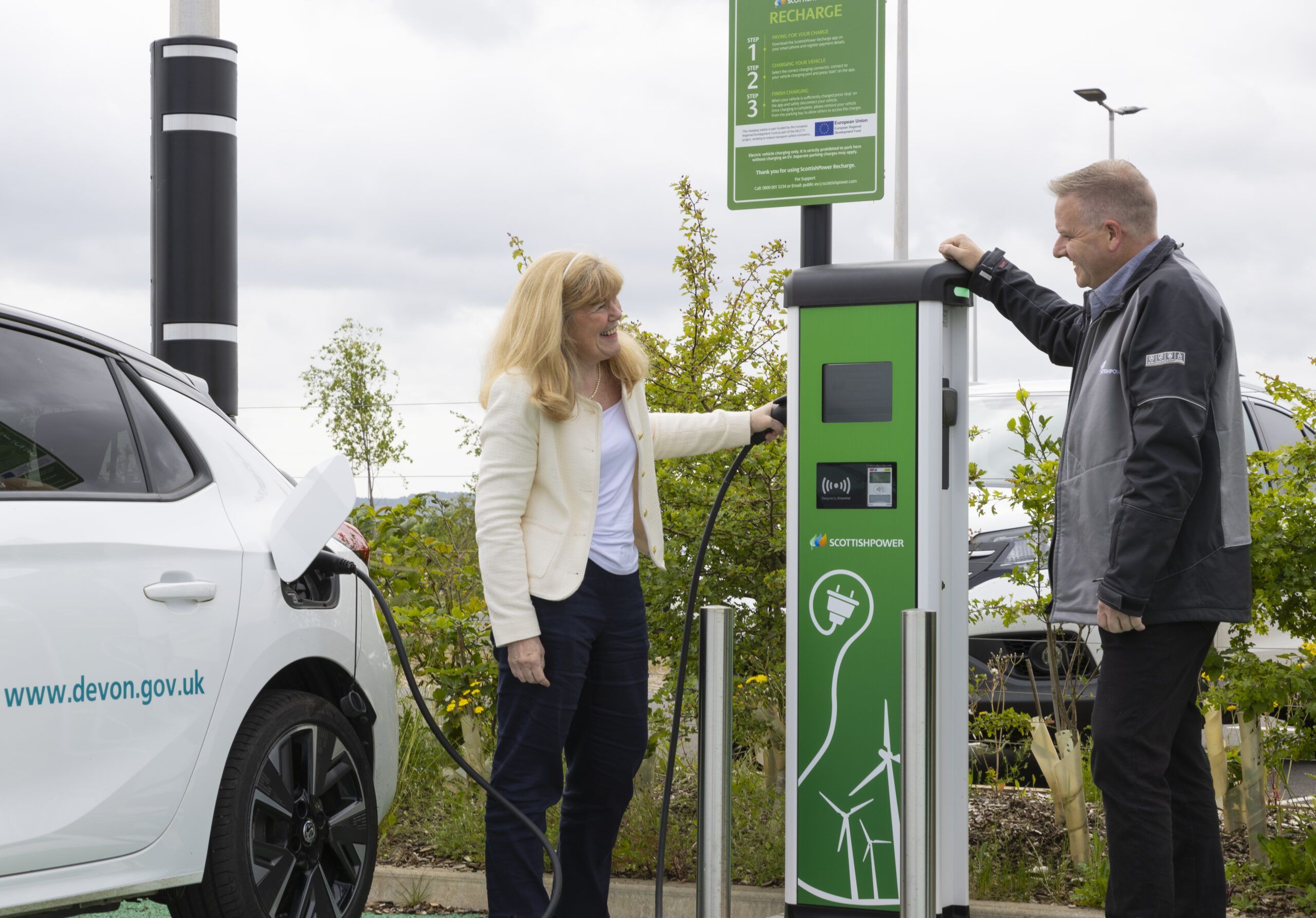 ScottishPower and Devon CC power up one million EV miles - Transport ...