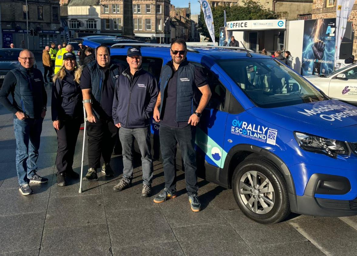 Motability Operations undertakes EV rally