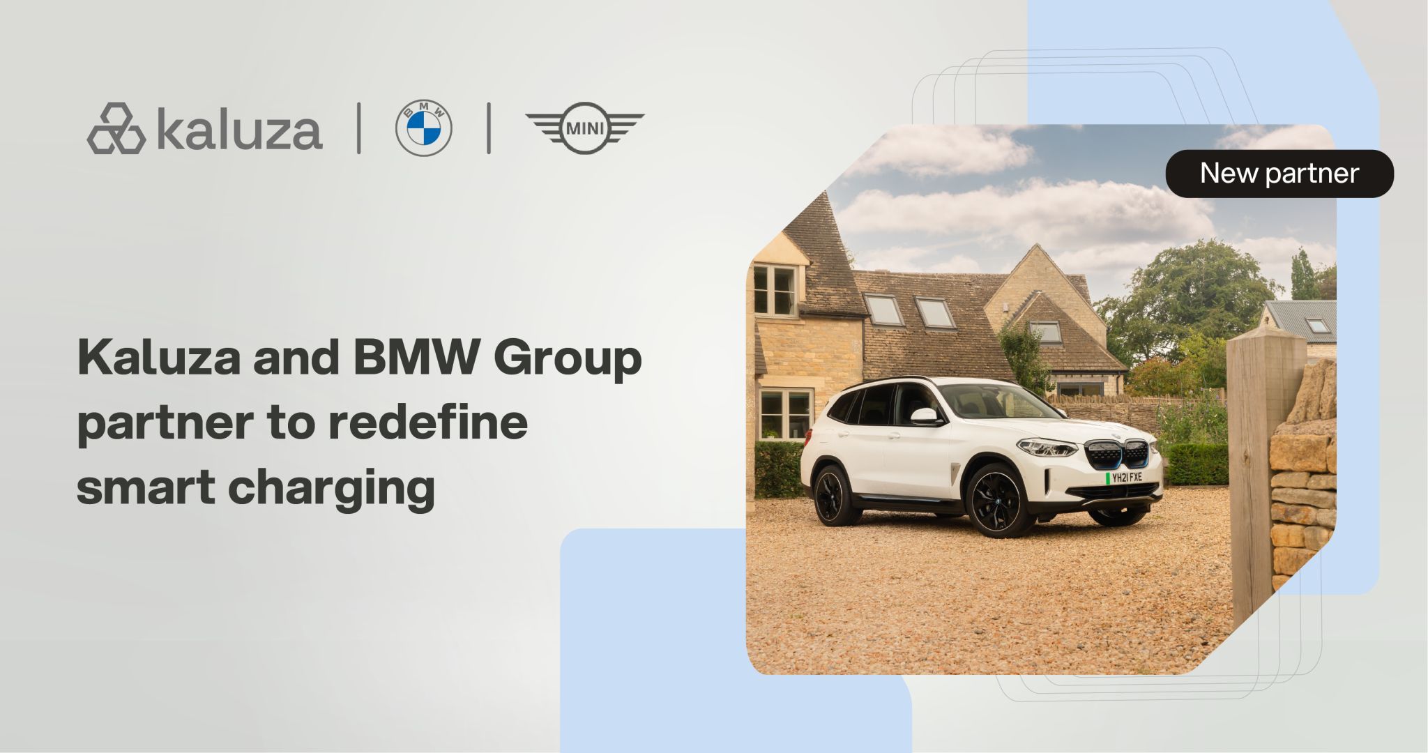 Kaluza and BMW Group collaborate on smart charging