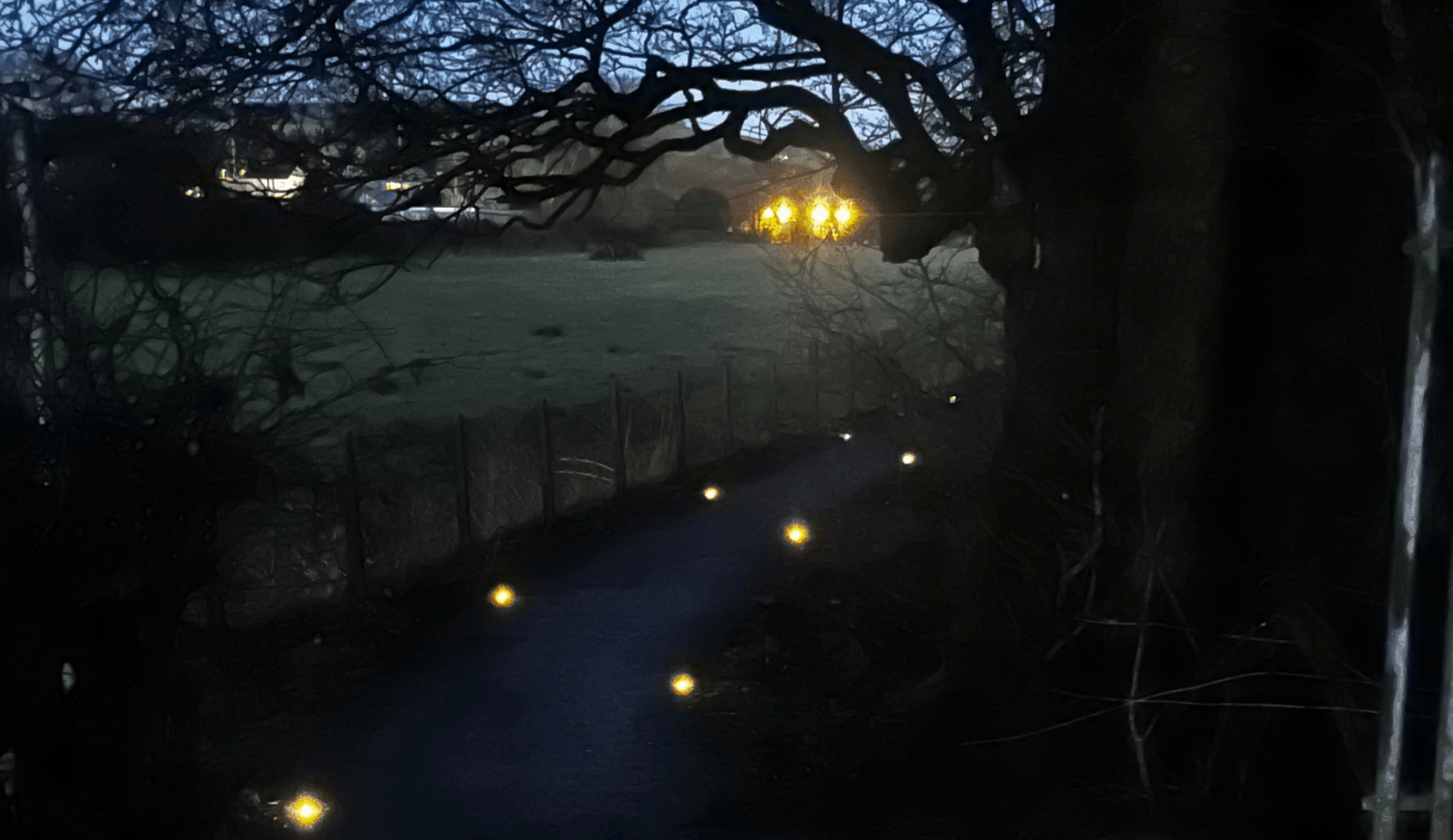 Scottish pathway given solar-powered LED upgrade