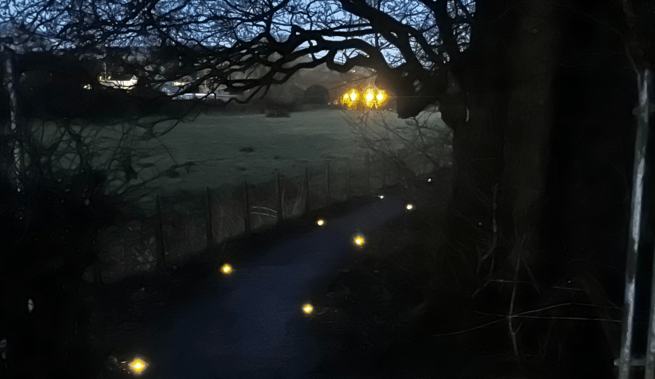 Scottish pathway given solar-powered LED upgrade